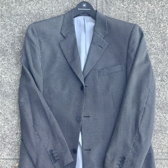 Bachrach | Suits & Blazers | Bachrach Mens Sport Coat Blazer Black ...